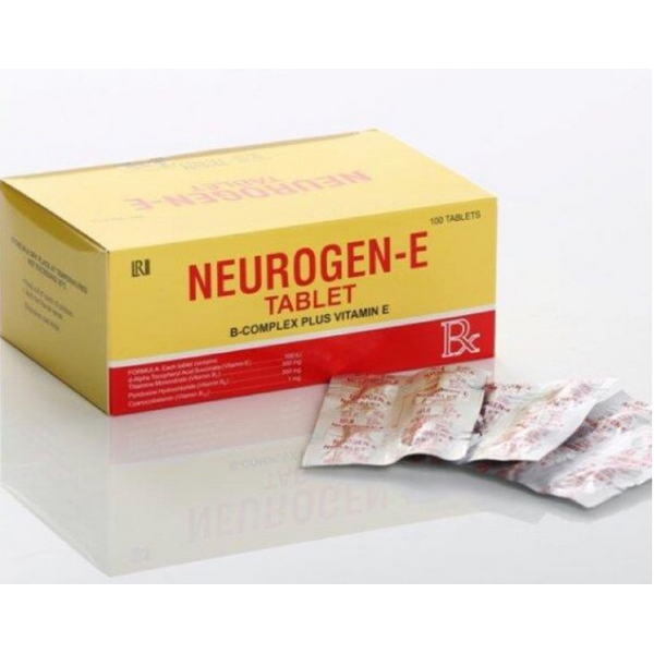 Buy New neurogen-e vitamin b complex / vitamin e 300mg / 100mg / 1mg / 100iu film-coated tablet ...