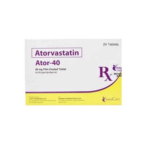 ATOR-40 Atorvastatin 40mg Film-Coated Tablet 1's price in the ...