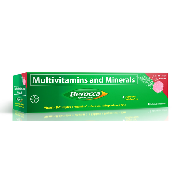 BEROCCA PERFORMANCE Multivitamins / Minerals Effervescent Tablet 15's ...