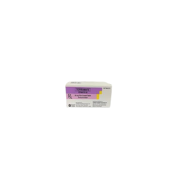 EPIMATE-50 Topiramate 50mg Film-Coated Tablet 1's price in the ...