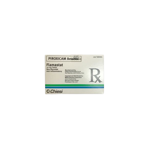 FLAMASTAT Piroxicam Betadex 20mg Tablet 100's price in the Philippines ...