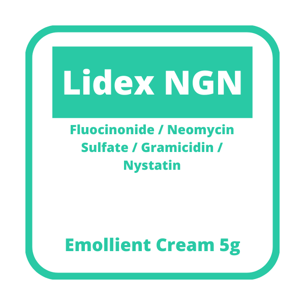 LIDEX NGN Fluocinonide / Neomycin Sulfate / Gramicidin / Nystatin ...