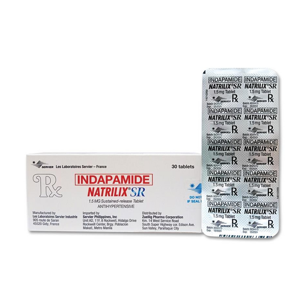 NATRILIX SR Indapamide 1.5mg Sustained Release Tablet 1's price in the ...