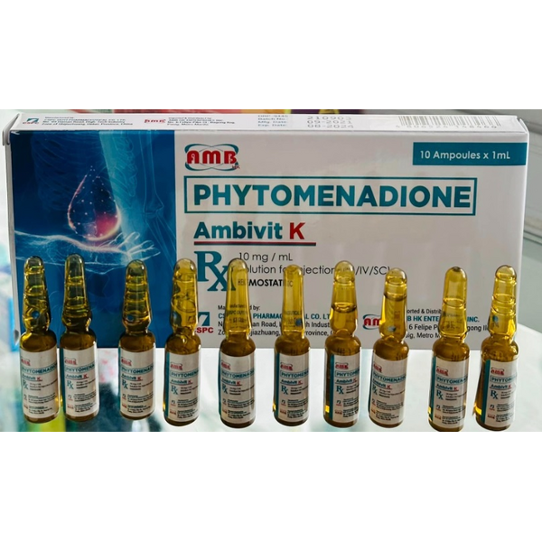 AMBIVIT K Phytomenadione 10mg / mL Solution for IM/IV/SC Injection 1mL ...