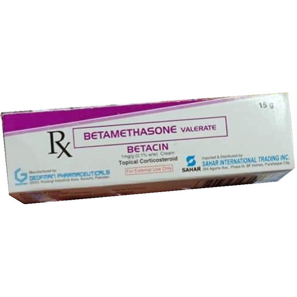 BETACIN Betamethasone Valerate BETACIN 1mg / g Cream 15g price in the ...