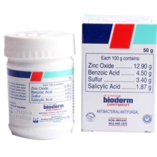 DR. S. WONG'S BIODERM Zinc Oxide / Benzoic Acid / Sulfur / Salicylic ...