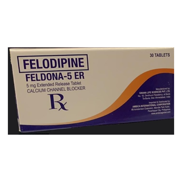 FELDONA-5 ER Felodipine 5mg Extended-Release Tablet 90's price in the ...
