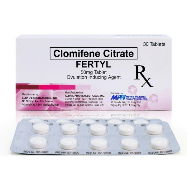 FERTYL Clomifene Citrate 50mg Tablet 1's price in the Philippines ...