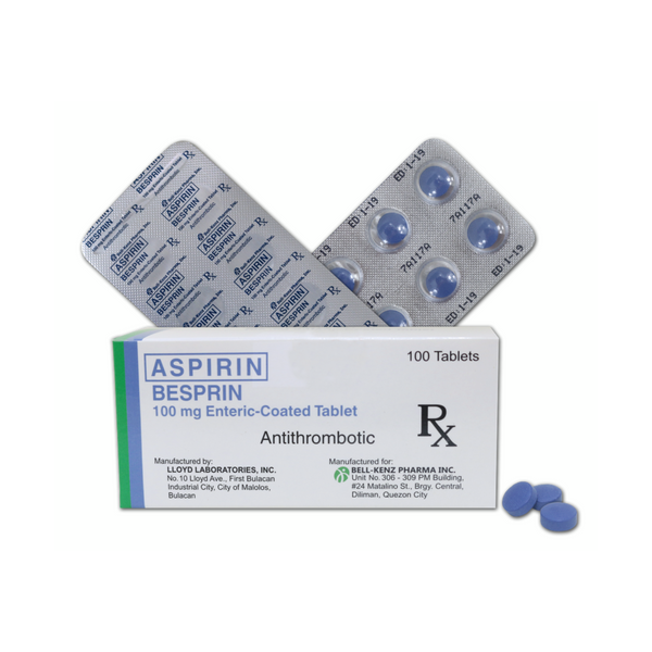 BESPIRIN Aspirin 100mg Enteric-Coated Tablet 1's price in the ...