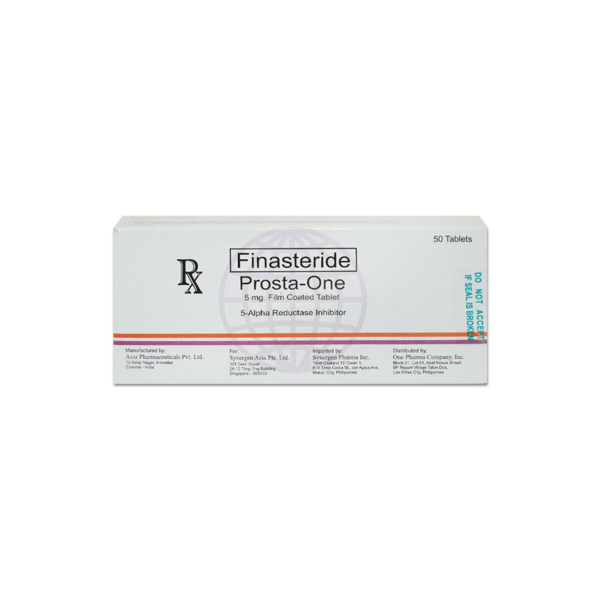PROSTA-ONE Finasteride 5mg Tablet 1's price in the Philippines | MedsGo ...