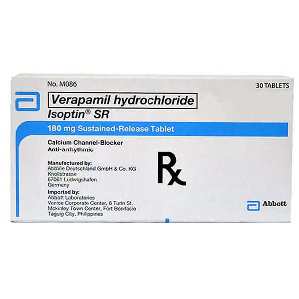 ISOPTIN SR Verapamil Hydrochloride 180mg Sustained Release Tablet 1's ...