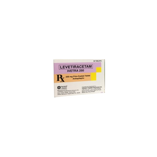 IVETRA 250 Levetiracetam 250mg Film-Coated Tablet 1's price in the ...