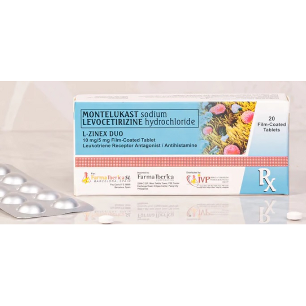 Buy L-zinex duo montelukast sodium / levocetirizine hydrochloride 10mg ...
