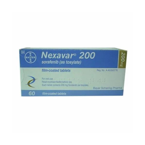 Buy Nexavar sorafenib tosylate 200mg film-coated tablet 1's online with ...
