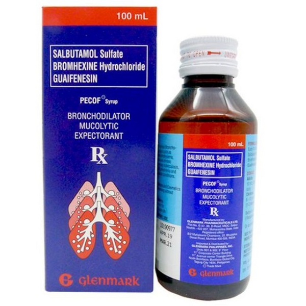 PECOF Salbutamol Sulfate / Bromhexine Hydrochloride / Guaifenesin 2mg ...
