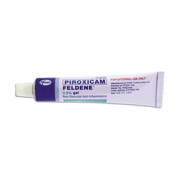 FELDENE Piroxicam 0.5% Gel 10g price in the Philippines | MedsGo Pharmacy