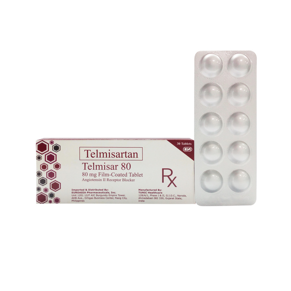 TELMISAR 80 Telmisartan 80mg Film-Coated Tablet 1's price in the ...