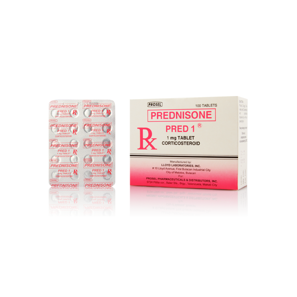 PRED 1 Prednisone 1mg Tablet 1's price in the Philippines | MedsGo Pharmacy