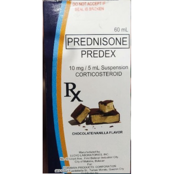 PREDEX Prednisone 10mg / 5mL Suspension 60mL price in the Philippines ...