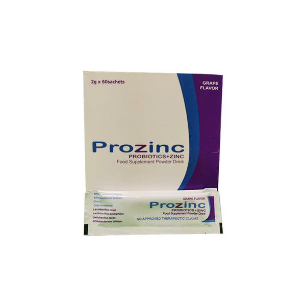 PROZINC Probiotics / Zinc Food Supplement Powder Drink 1's Grape price ...