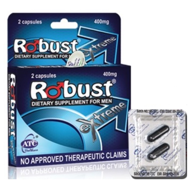 ROBUST EXTREME 1 Box x 2 Caps - Dietary Supplement for Men 400mg price ...