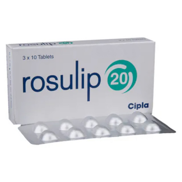 ROSULIP-20 Rosuvastatin 20mg Film-Coated Tablet 30's price in the ...