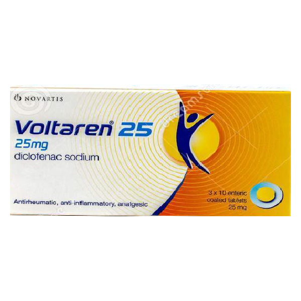 VOLTAREN Diclofenac Sodium 25mg Enteric-Coated Tablet 1's price in the ...