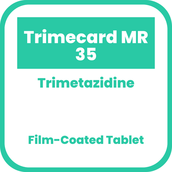 TRIMECARD MR 35 Trimetazidine 35mg Film-Coated Tablet 1's price in the ...