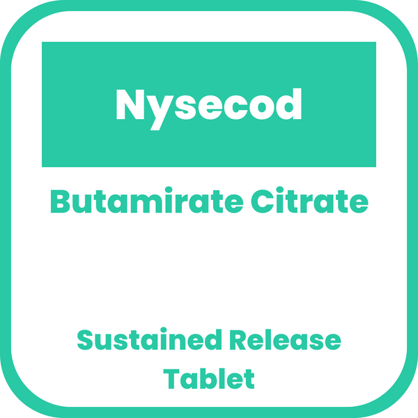NYSECOD Butamirate Citrate 50mg Sustained Release Tablet 1's price in ...