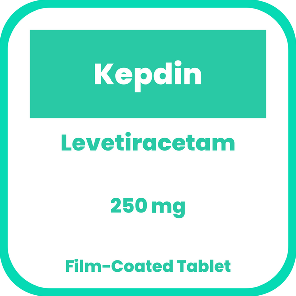 KEPDIN Levetiracetam 250mg Film-Coated Tablet 1's price in the ...