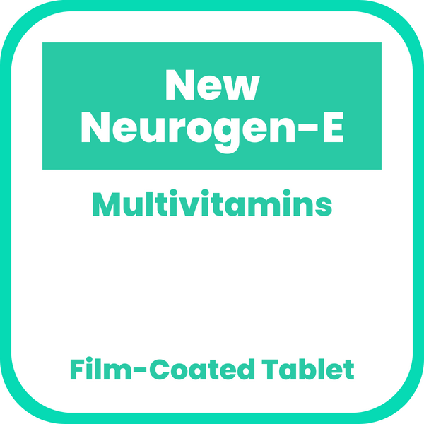 NEW NEUROGEN-E Vitamin B Complex / Vitamin E 300mg / 100mg / 1mg ...