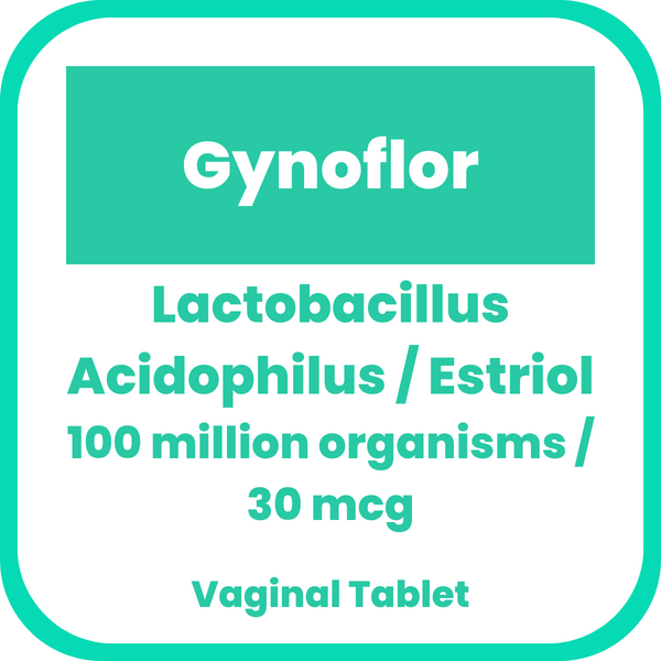 GYNOFLOR Lactobacillus Acidophilus / Estriol 100million organisms ...