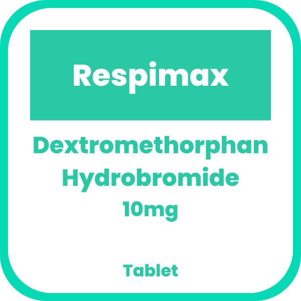 Buy Respimax dextromethorphan hydrobromide 10mg tablet 1's online with ...