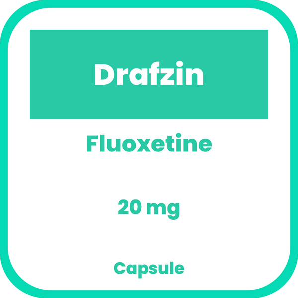 DRAFZIN Fluoxetine Hydrochloride 20mg Capsule 1's price in the ...