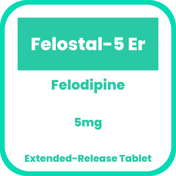 Buy Felostal-5 er felodipine 5mg extended-release tablet 1's online ...