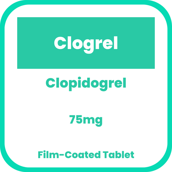 CLOGREL Clopidogrel Bisulfate 75mg Film-Coated Tablet 1's price in the ...