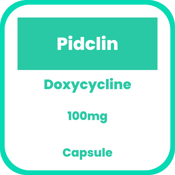 PIDCLIN Doxycycline Hydrochloride 100mg Capsule 1's price in the ...