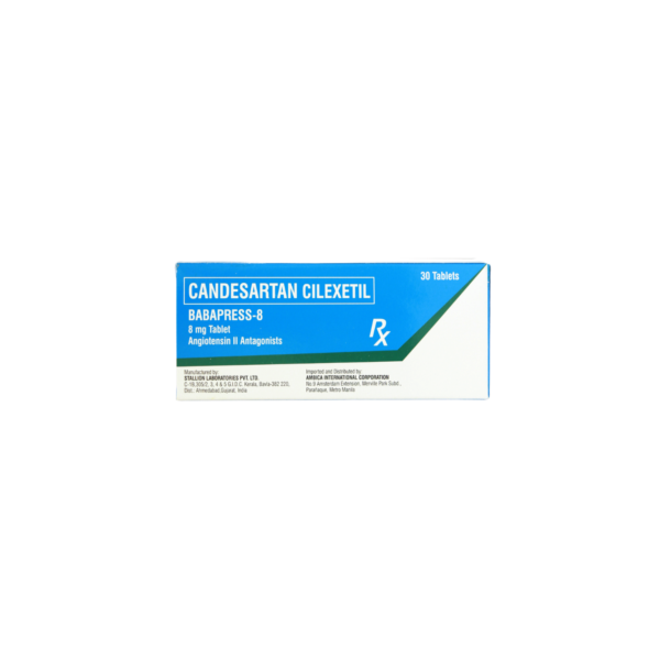 BABAPRESS-8 Candesartan Cilexetil 8mg Tablet 1's price in the ...