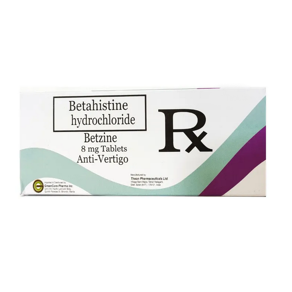 BETZINE Betahistine Hydrochloride 8mg Tablet 1's price in the ...