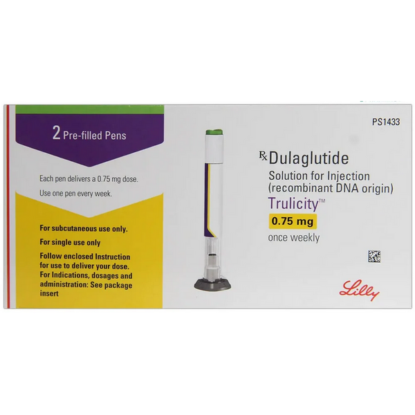 TRULICITY Dulaglutide 0.75mg / 0.5mL Solution for Injection 0.5mL 1's ...