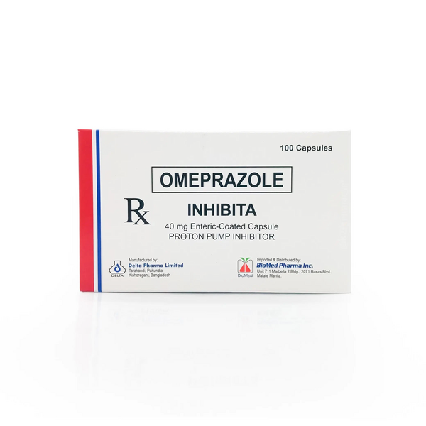 INHIBITA Omeprazole 40mg Enteric-Coated Capsule 100's price in the ...