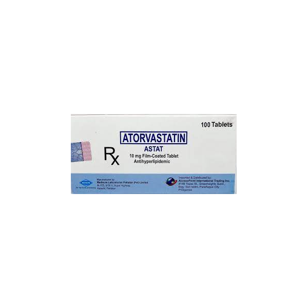 ASTAT Atorvastatin 10mg Film-Coated Tablet 1's price in the Philippines ...