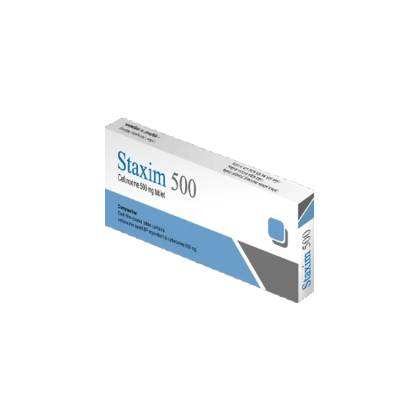 STAXIM 500 Cefuroxime Axetil 500mg Film-Coated Tablet 6's price in the ...