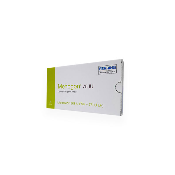 MENOGON Menotrophin 75IU Freeze-Dried Powder for IM/SC Injection 1mL 5 ...