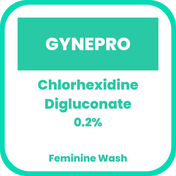 Buy Gynepro chlorhexidine digluconate 0.2% (2mg / ml) solution ...