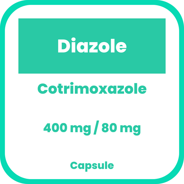 DIAZOLE Cotrimoxazole 400mg / 80mg Capsule 1's price in the Philippines ...