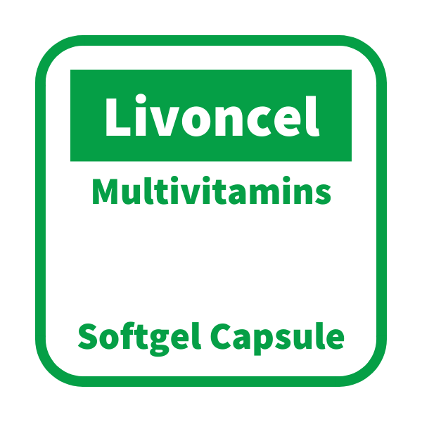 LIVONCEL Multivitamins / Minerals Softgel Capsule 100's price in the ...