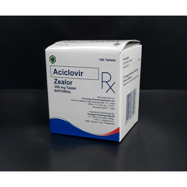 ZEALOR Aciclovir 200mg Tablet 1's price in the Philippines | MedsGo ...