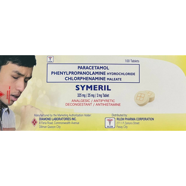 SYMERIL Paracetamol / Phenylpropanolamine Hydrochloride ...