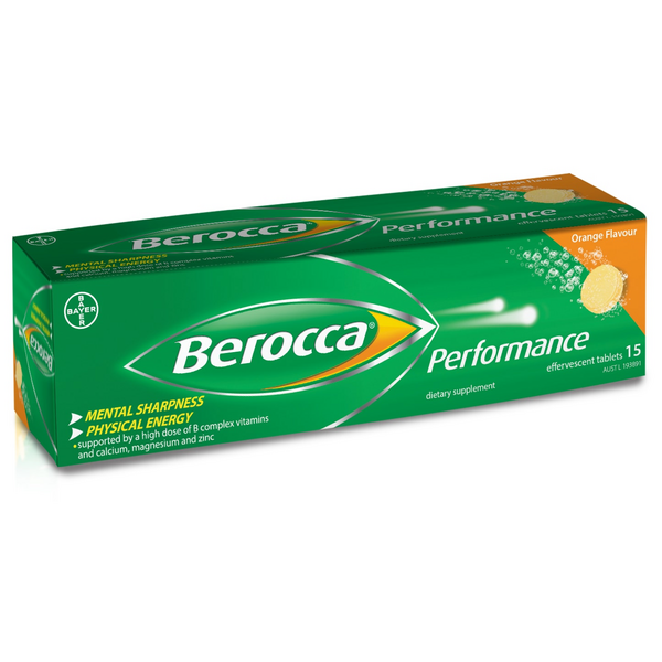 BEROCCA PERFORMANCE Multivitamins / Minerals Effervescent Tablet 15's ...